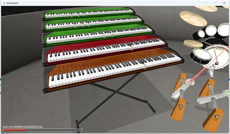 找到了个3d的midi可视化软件 Midi 技术 Tat