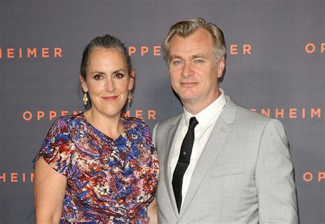 Photo Emma Thomas Et Son Mari Christopher Nolan Première Du Film