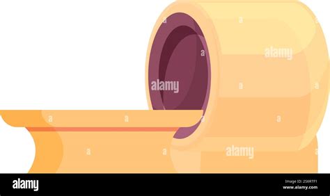 Mri Machine Icon Cartoon Vector Tomography Scan Medical Scanner Mri