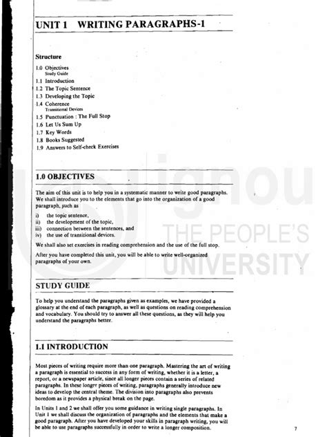 Feg 02 Block 1 Pdf Erosion Paragraph