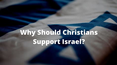Why Should Christians Support Israel Bible Teaching Church In