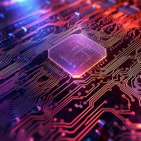 Premium Ai Image A Close Up Of A Computer Chip On A Printed Circuit