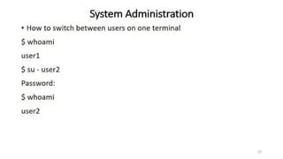 OS Unit Unix Linux Operating System PPT