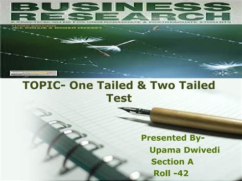 brm one tailed and two tailed hypothesis ppt science