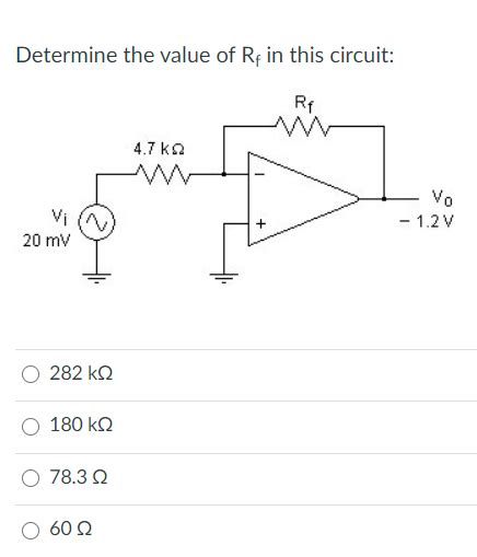 Solved Determine the value of Rp in this circuit Rp 4 7 kΩ Chegg com