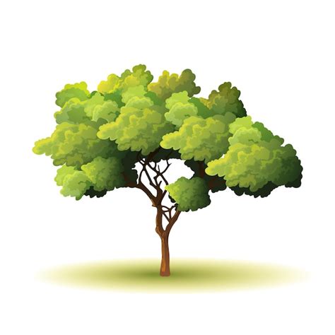 Premium Vector Cartoon Vector Tree