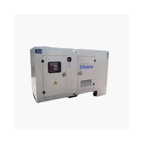 Perkins Groupe électrogène 20 Kva Silencieux A Puissance Diesel Blanc