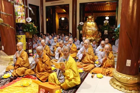 Đà Nẵng Chua Phô Hiên trang nghiêm tô chưc lê Khanh đan đưc Phât A Di Đa Phật Sự