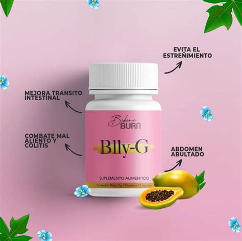 Blly G Suplemento Para Estreñimiento Y Constipación Bikini Burn