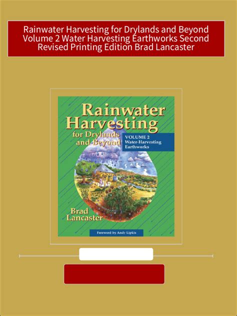 Rainwater Harvesting For Drylands And Beyond Volume 2 Water Harvesting