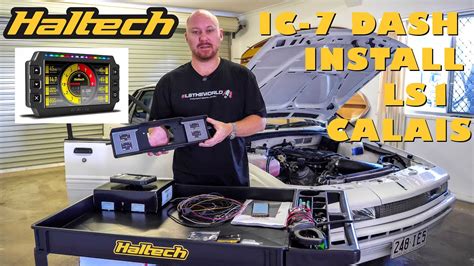 Haltech Ic 7 Dash Install Step By Step Instructions Early Commodore Ls1 Vl Calais Youtube