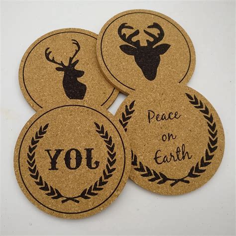 Custom Cork Coasters Singapore Idealcard