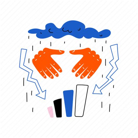 Poor Performance Graph Report Chart Web Statistics Illustration