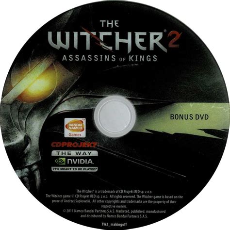 The Witcher 2 Assassins Of Kings Cover Or Packaging Material Mobygames