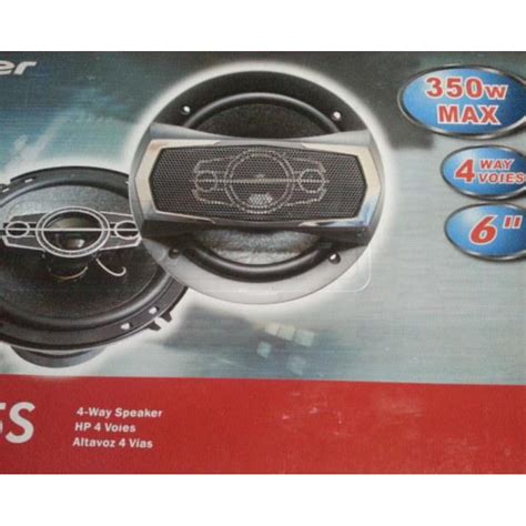 Pioneer TS A1695S 6 Inch 350watts 4 Way Speakers Auto Accessories On