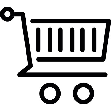 Push Cart Free Commerce Icons