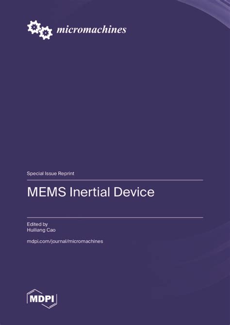 Mems Inertial Device Mdpi Books