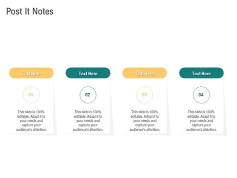 Post It Notes Optimizing Enterprise Application Performance Ppt
