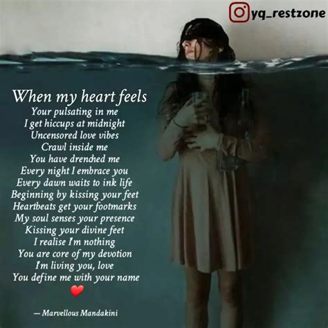 Your Pulsating In Me I G Quotes And Writings By Mandakini Yourquote