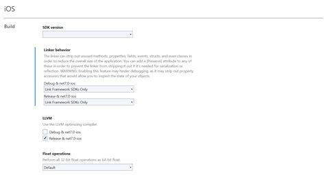Recommended Linker Behavior For NET MAUI App Release Stack Overflow