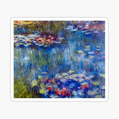 Claude Monet Le Bassin Aux Nympheas Reflets Verts The Water Lily