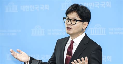 한동훈 “채상병 특검은 찬성 김건희 특검은 반대”