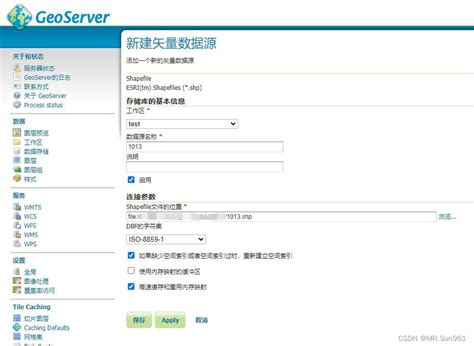 Geoserver发布shapefile矢量数据服务geoserver服务发布shapefile Csdn博客