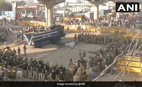 Traffic Hit On Key Delhi Roads As Singhu Tikri Borders Closed Amid
