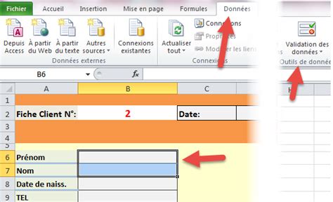 Validation Des Données Formation Excel