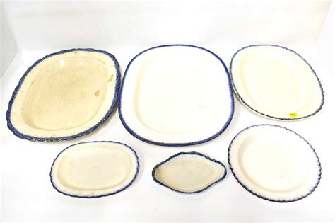 Lot 546 Six Items Of 19th Century Pottery Tableware