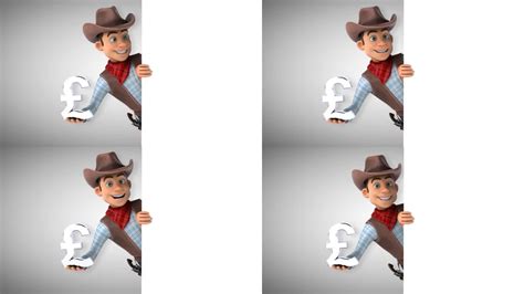 趣味牛仔 3d动画视频素材下载