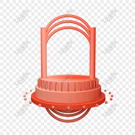 3 차원 창조적 인 기하학적 무대 장식 Png 일러스트 무료 다운로드 Lovepik