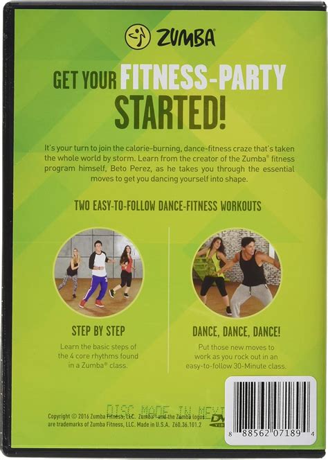 Zumba 101 Dance Fitness For Beginners Workout Dvd Beginner Dance