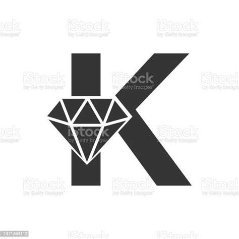 레터 K 다이아몬드 로고 디자인 다이아몬드 아이콘 벡터 템플릿이 있는 보석 로고 다이아몬드 모양에 대한 스톡 벡터 아트 및 기타 이미지 다이아몬드 모양 로고 0명