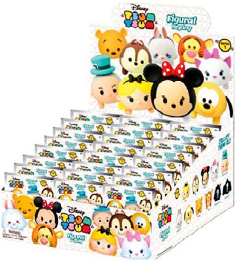 Disney 3d Figural Keyring Tsum Tsum Series 1 Mystery Box 24 Packs