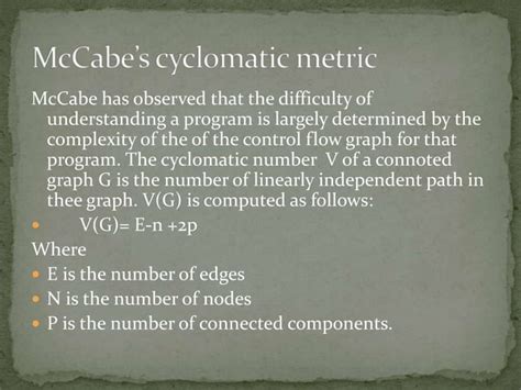 Source Code Metrics And Other Maintenance Tools And Techniques Pptx