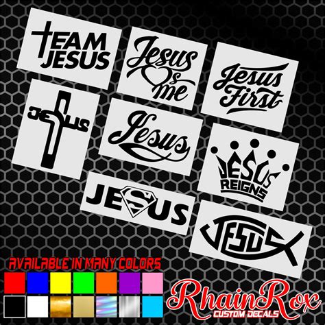 Jesus Sticker Single Color Waterproof Shopee Philippines