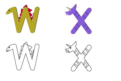 Dino Font Set Graphic By Faykproject · Creative Fabrica