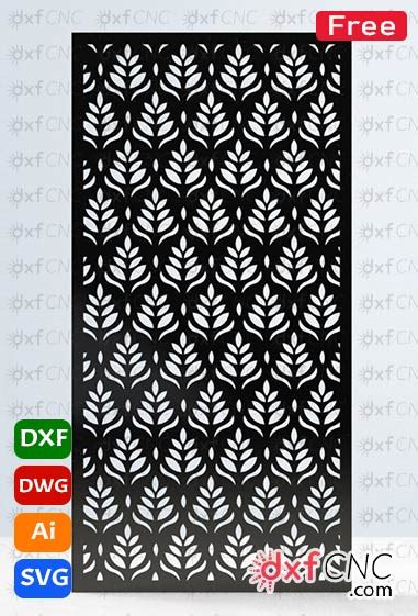 Palm Tree Leaf Design Plasma Cut Free DXF SVG Files Dxf CNC