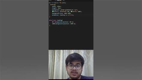 Creating A Css Loading Bar Trending Shorts Viralvideo Coding