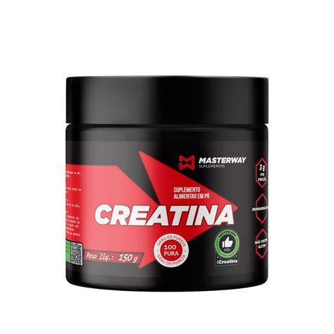 Creatina Monohidratada 150g Masterway Suplementos