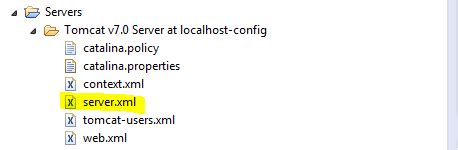Settings Eclipse Modify Server Xml Each Time Run The Project Run