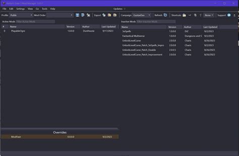 need help bg3 mod manager is not deactivating mods r baldursgate3