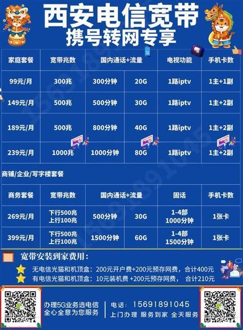 携号转电信套餐 资费及办理指南 适会说