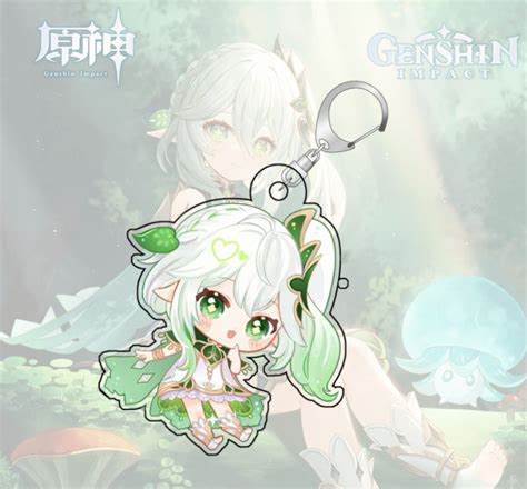 严选原神挂件草神纳西妲钥匙扣吉祥草小草神卡通亚克力原神周边 阿里巴巴