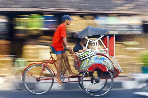 Rickshaw Drivers Yogyakarta Java License Image 70246153 Lookphotos