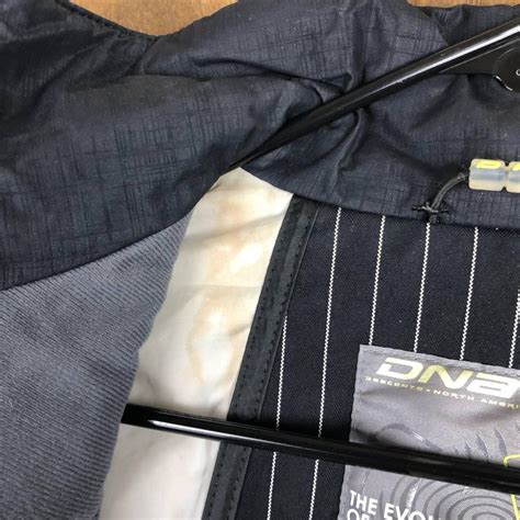 Dna Descente Womens Jacket Black Striped Skiing Snow Depop