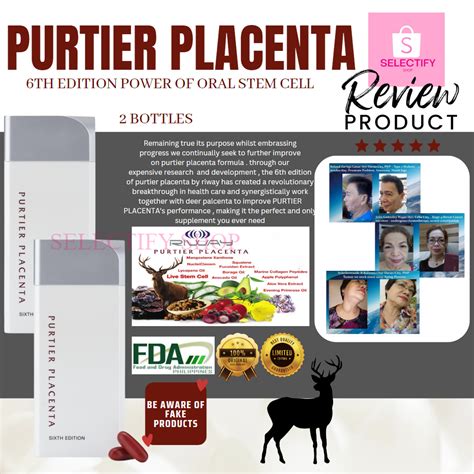 Purtier Placenta Promo Buy1 Take 1 6th Sixth Edition Stem Cell 60