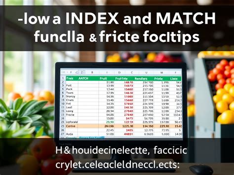 Index Match Excel Tutorials