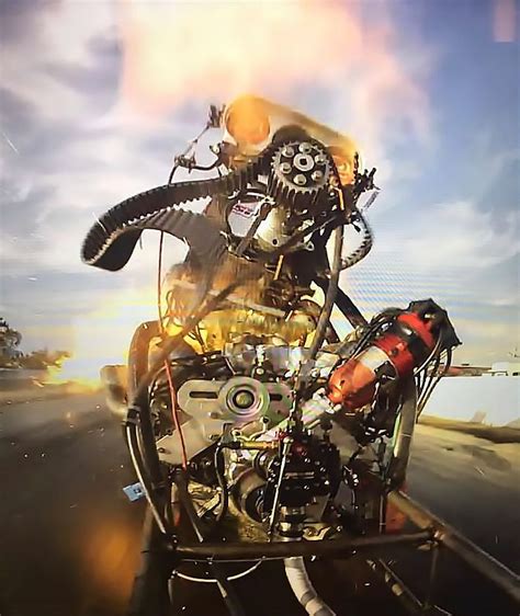 Watch This Fuel Altered Drag Racing Engine Goes Boom Drag Racing